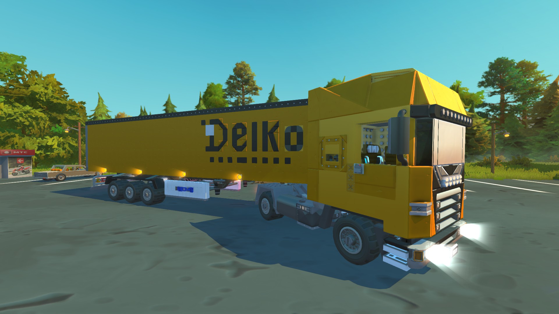 Scania s500 Delko (Remake) - Постройки - Scrap Mechanic Russia